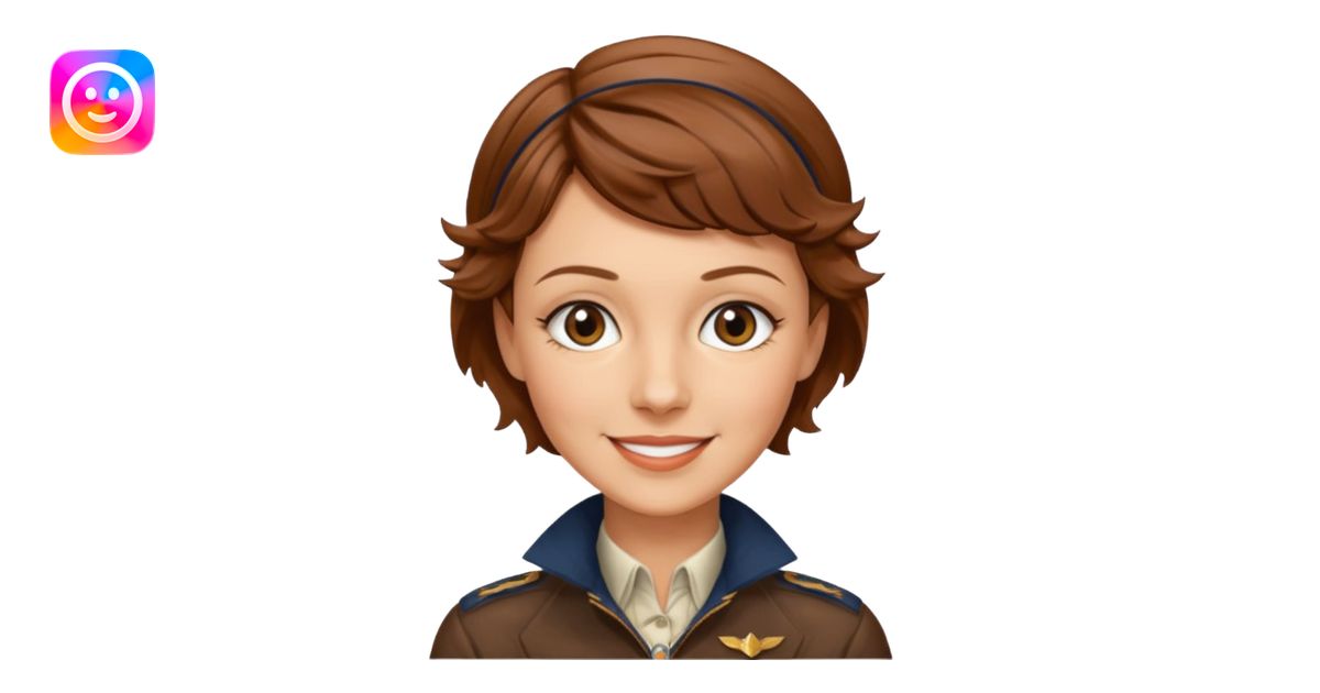 Amelia earhart emoji | AI Emoji Generator