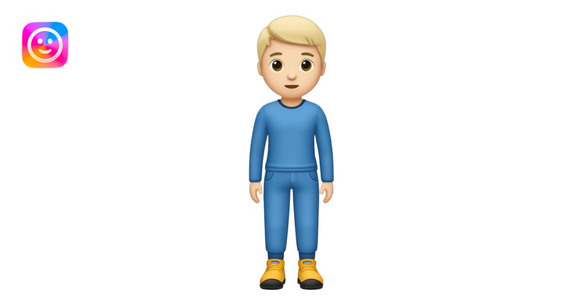 A little guy with no limbs but legs with pants emoji | AI Emoji Generator