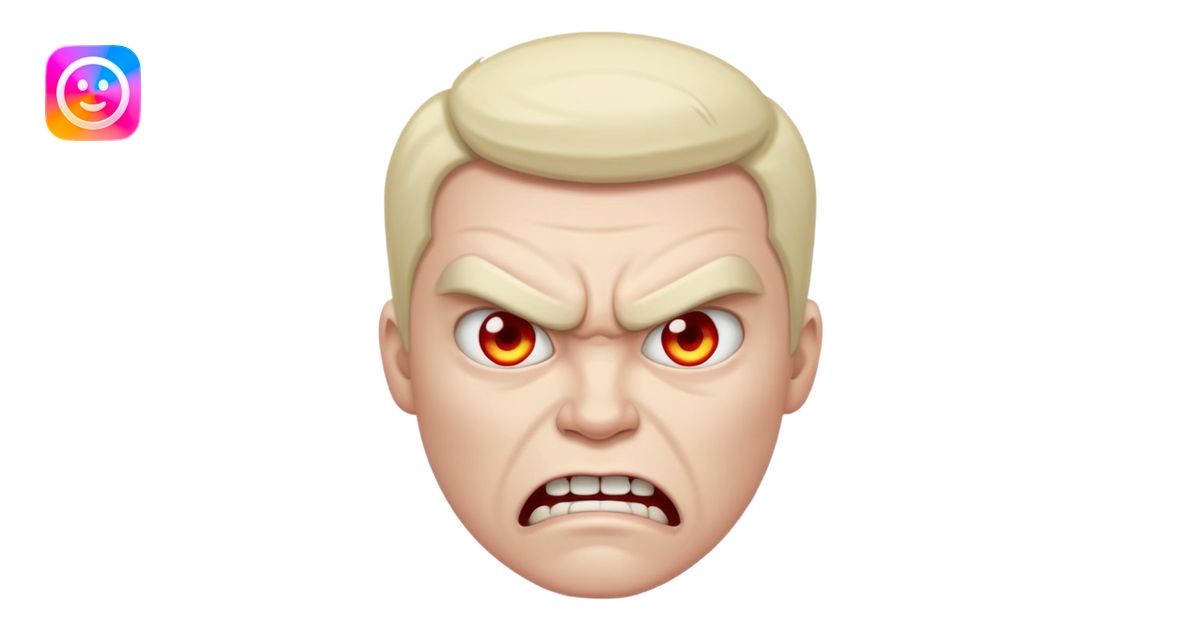 Animosity - strong hostility or ill feeling toward someone emoji | AI ...
