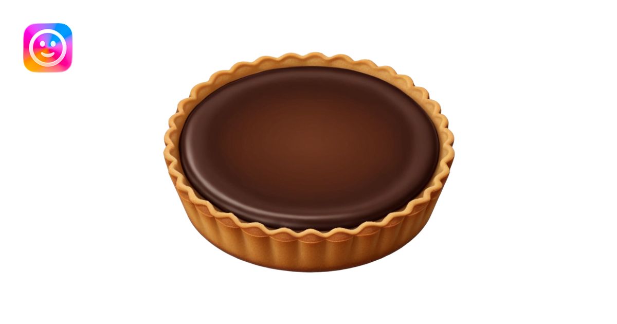 Chocolate tart emoji | AI Emoji Generator