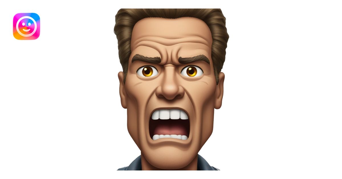 angry arnold schwarzenegger emoji | AI Emoji Generator