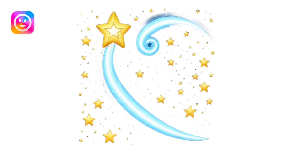 spiraling shooting star emoji emoji | AI Emoji Generator