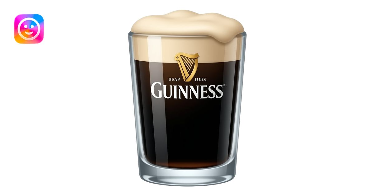 Guinness in a shot glass emoji | AI Emoji Generator
