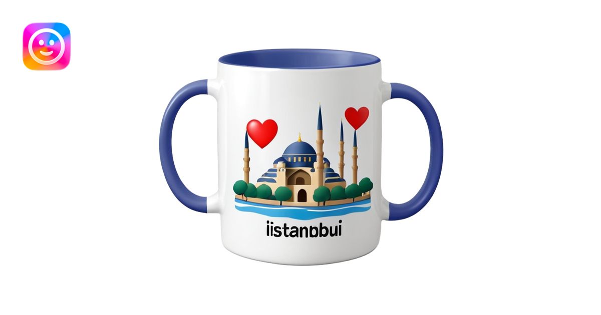 mug-cup-with-text-ı ️Istanbul- emoji | AI Emoji Generator