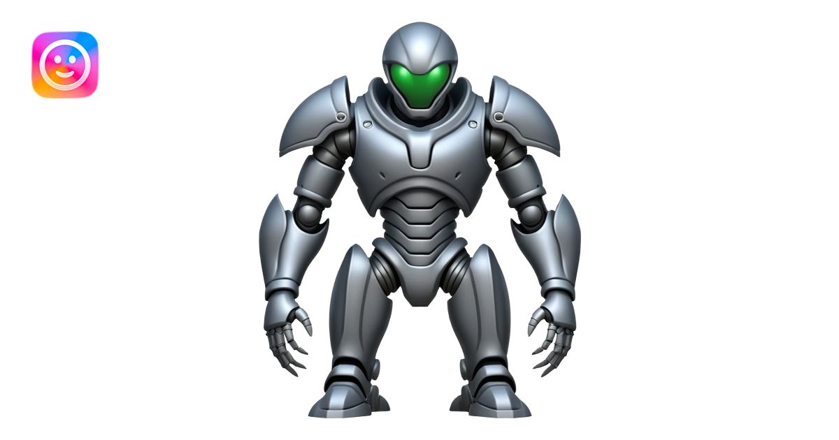 Alien titan emoji | AI Emoji Generator