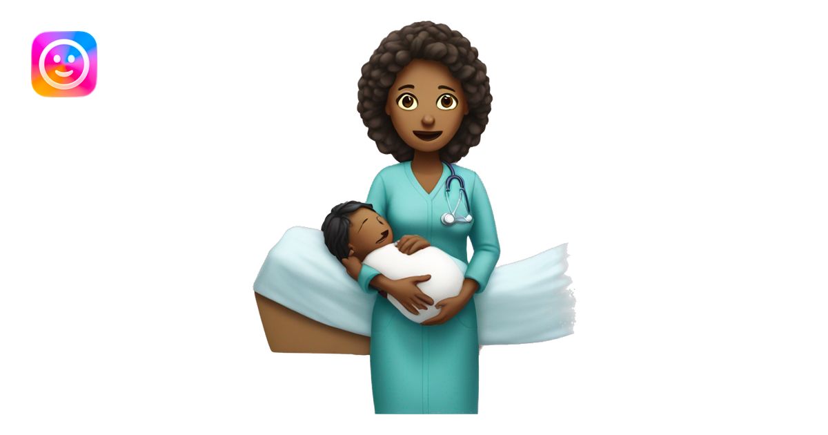 a woman gives birth and doctors stand nearby emoji | AI Emoji Generator