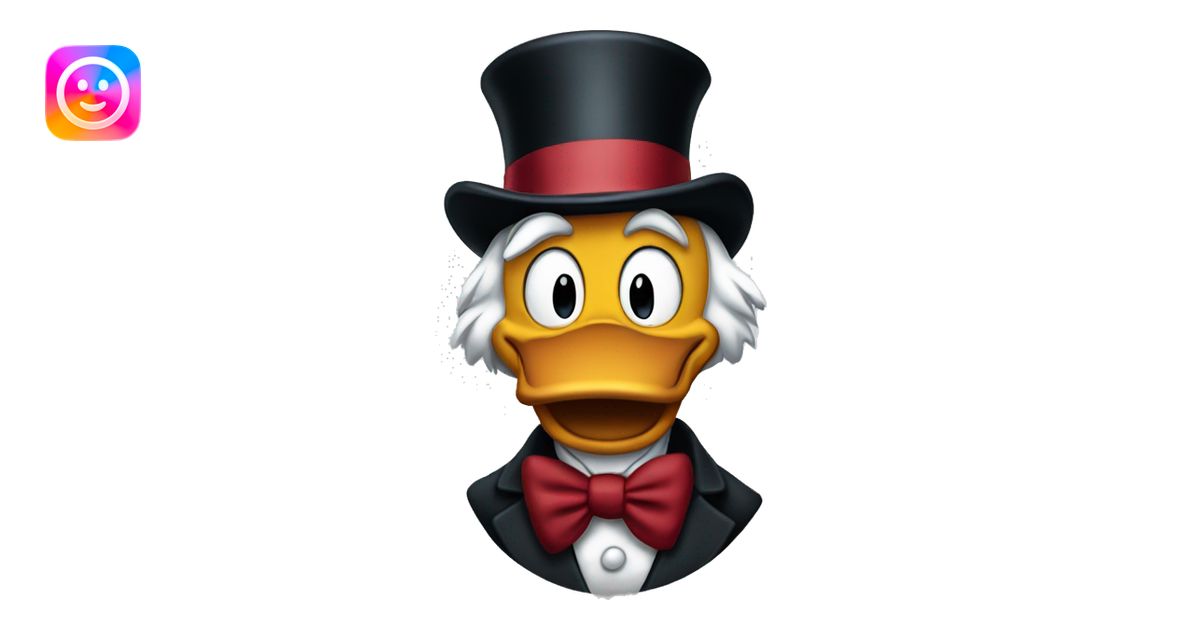 Scrooge mcduck emoji | AI Emoji Generator