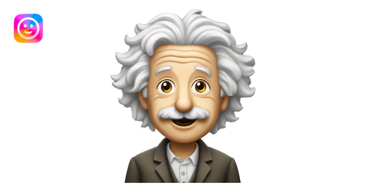 albert einstein emoji | AI Emoji Generator