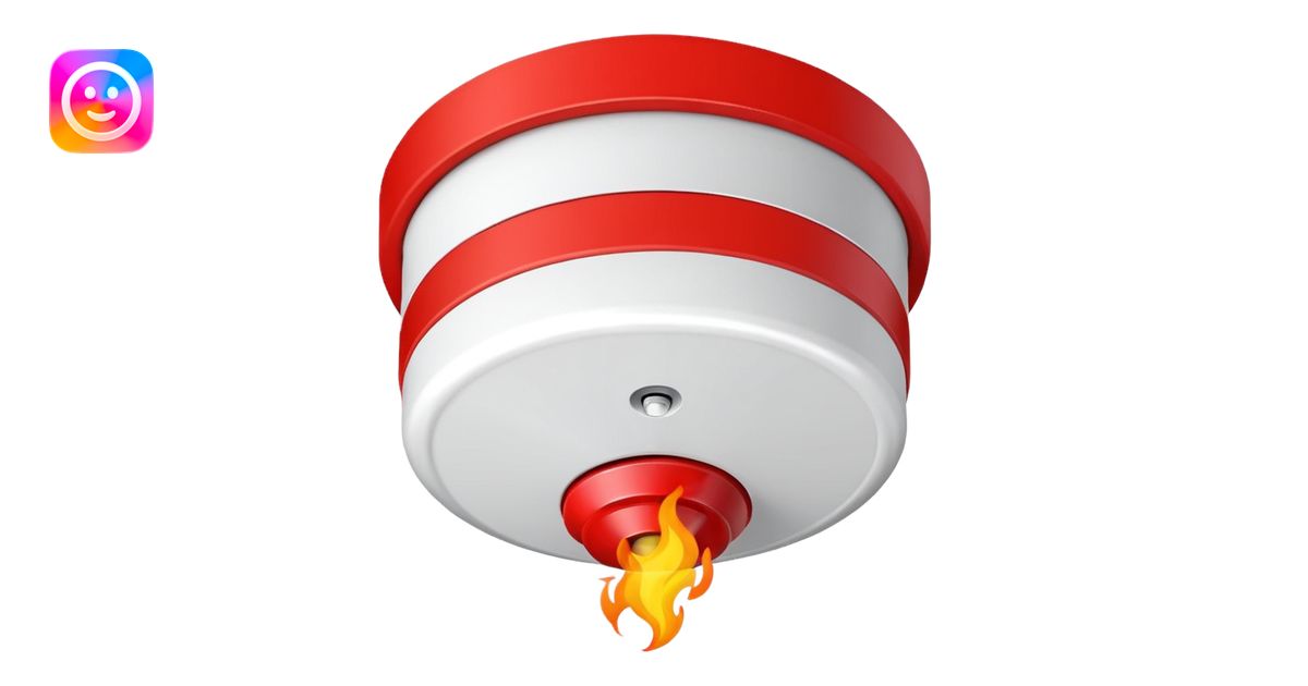 fire alarm on the ceiling emoji | AI Emoji Generator