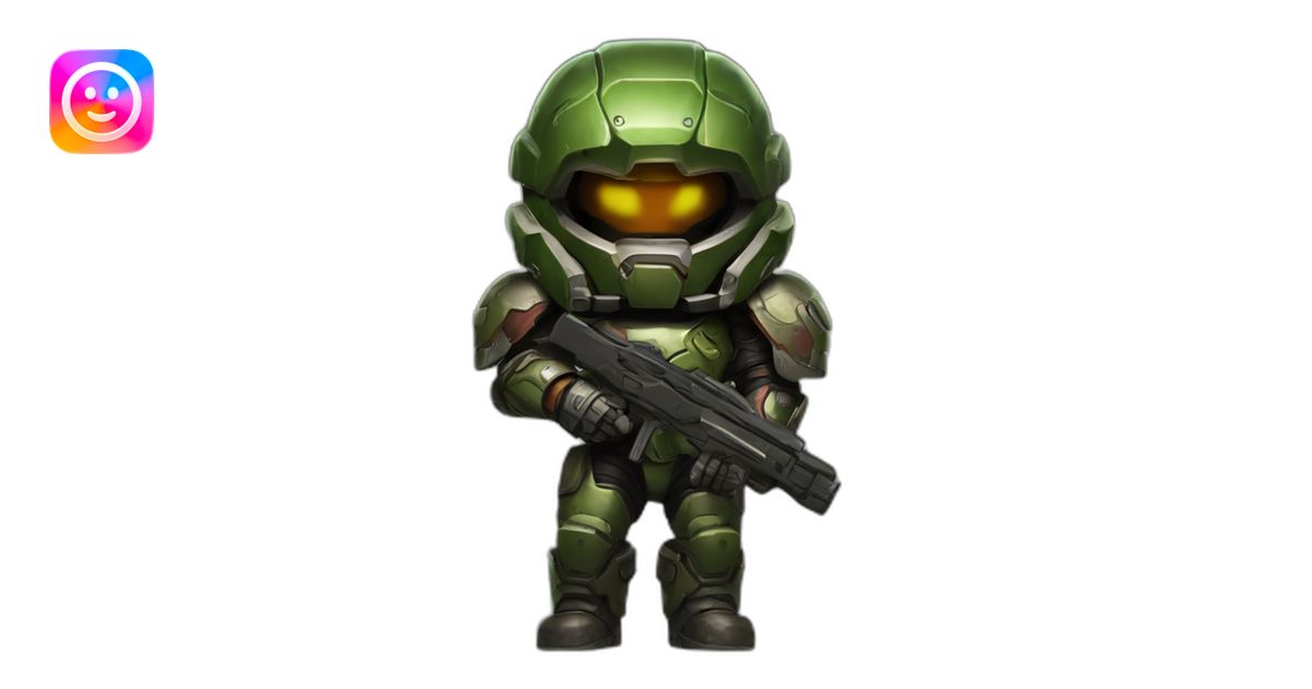 Doom slayer emoji | AI Emoji Generator