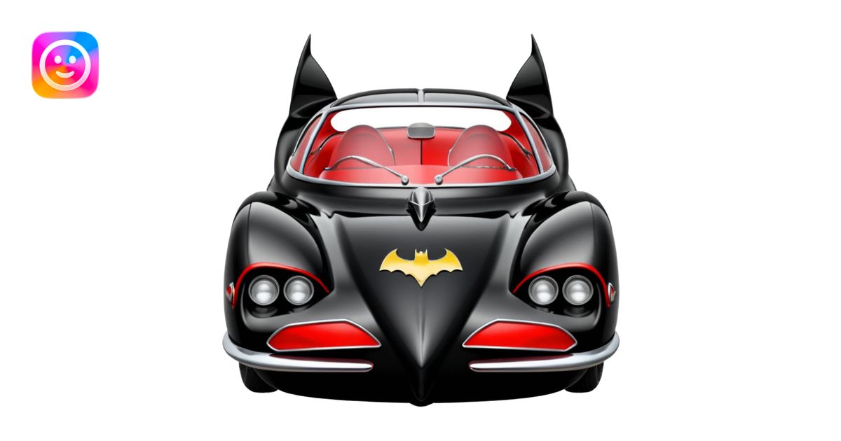 '60's Batmobile emoji emoji | AI Emoji Generator