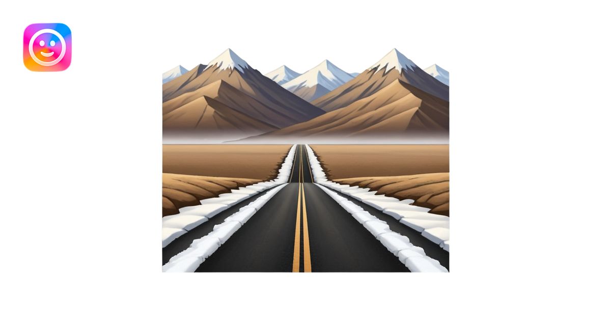 A long straight dirt road that disappears into the horizon half way up ...