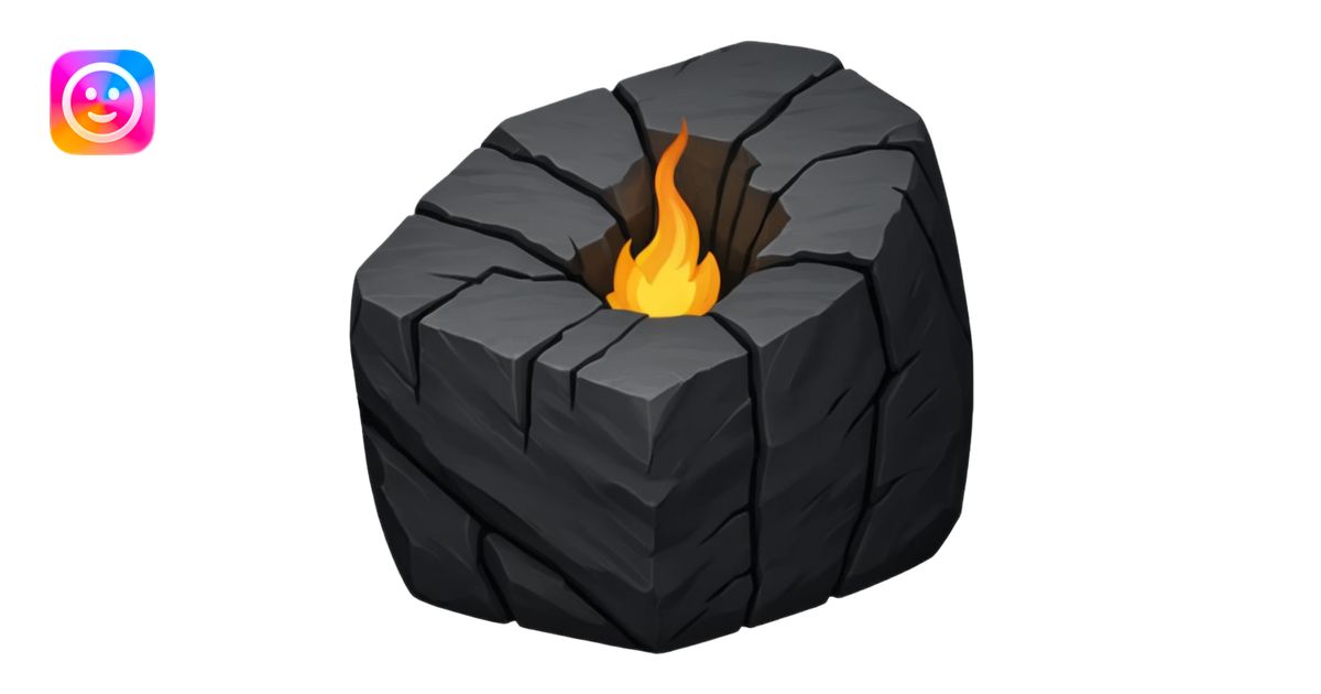 coal emoji | AI Emoji Generator