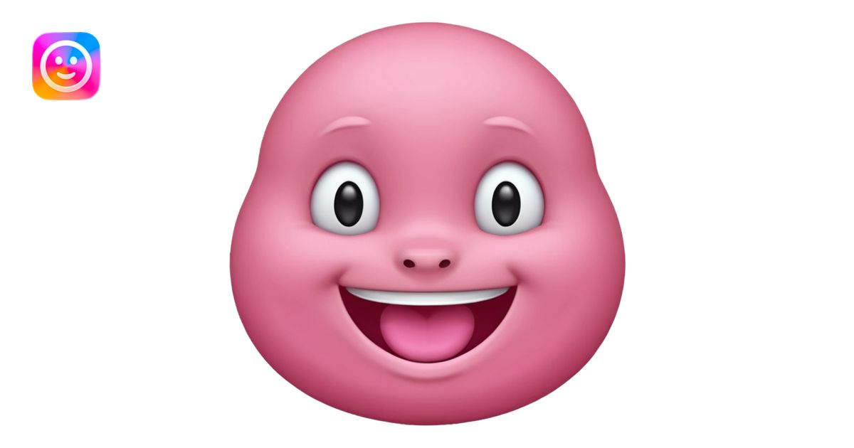 Labubu character with a big smile emoji | AI Emoji Generator