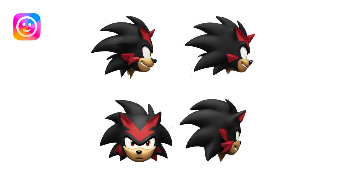 shadow the hedgehog emoji | AI Emoji Generator