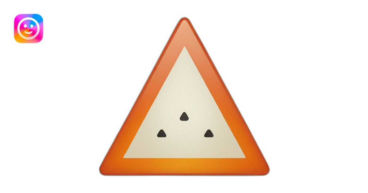warning triangle emoji | AI Emoji Generator