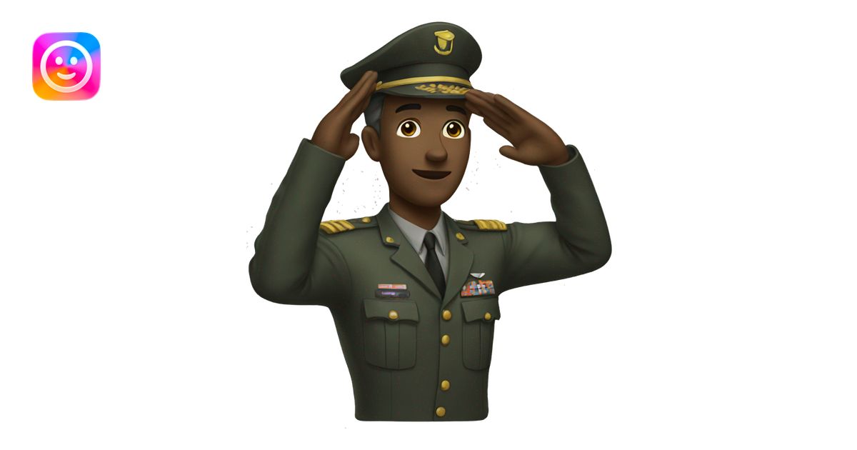 salute emoji | AI Emoji Generator