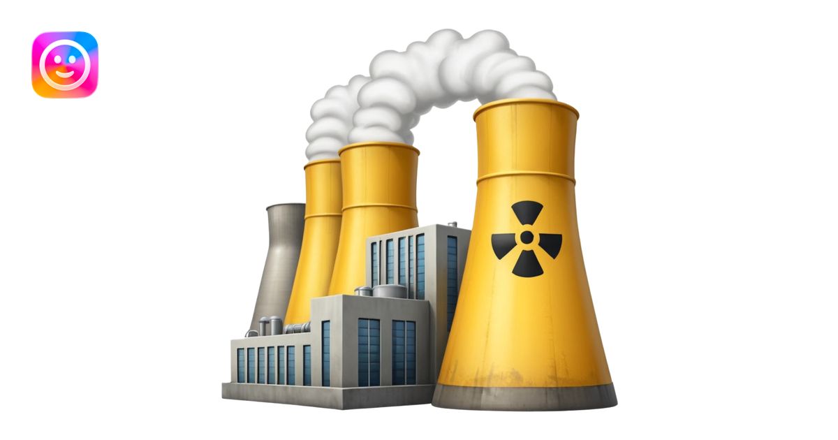realistic nuclear power plant emoji | AI Emoji Generator