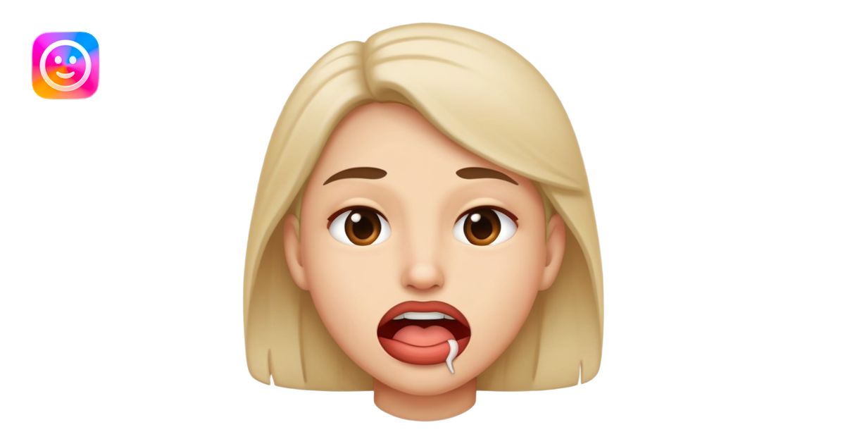 person with a biting lip emoji | AI Emoji Generator