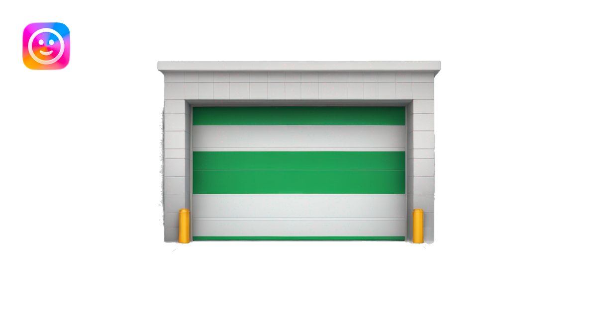 car garage Open Garage door emoji | AI Emoji Generator