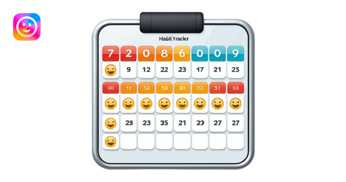 habit tracker emoji | AI Emoji Generator