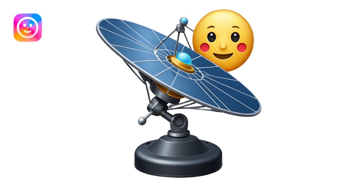 GPS-satellite system emoji | AI Emoji Generator