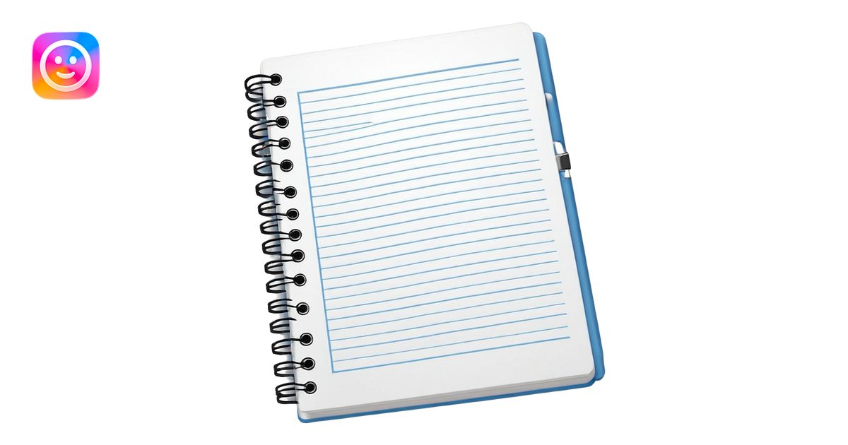 music notebook emoji | AI Emoji Generator