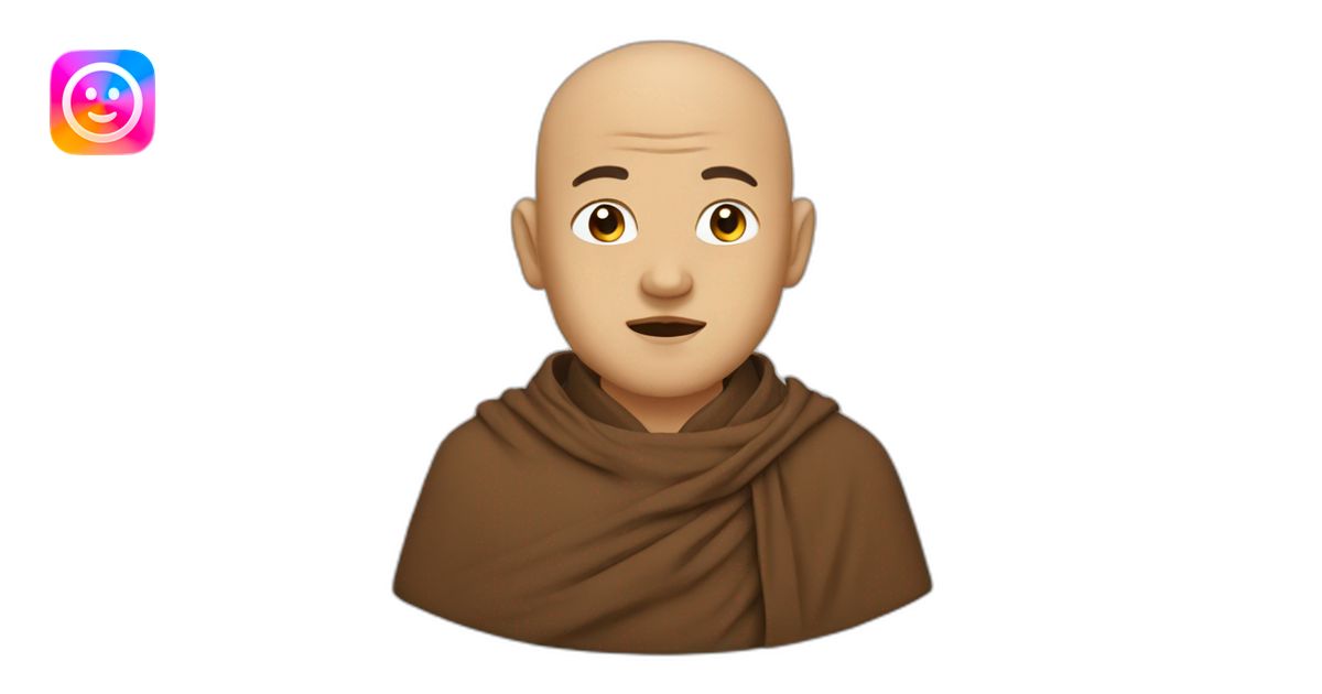 monk emoji | AI Emoji Generator