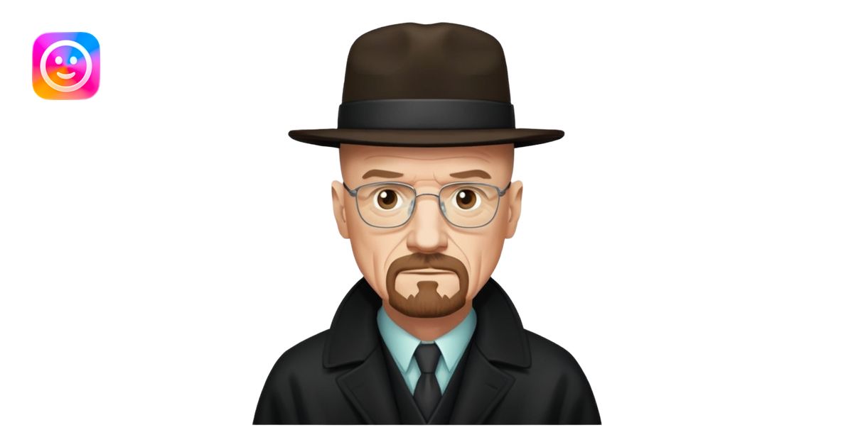 Walter white in coat emoji | AI Emoji Generator