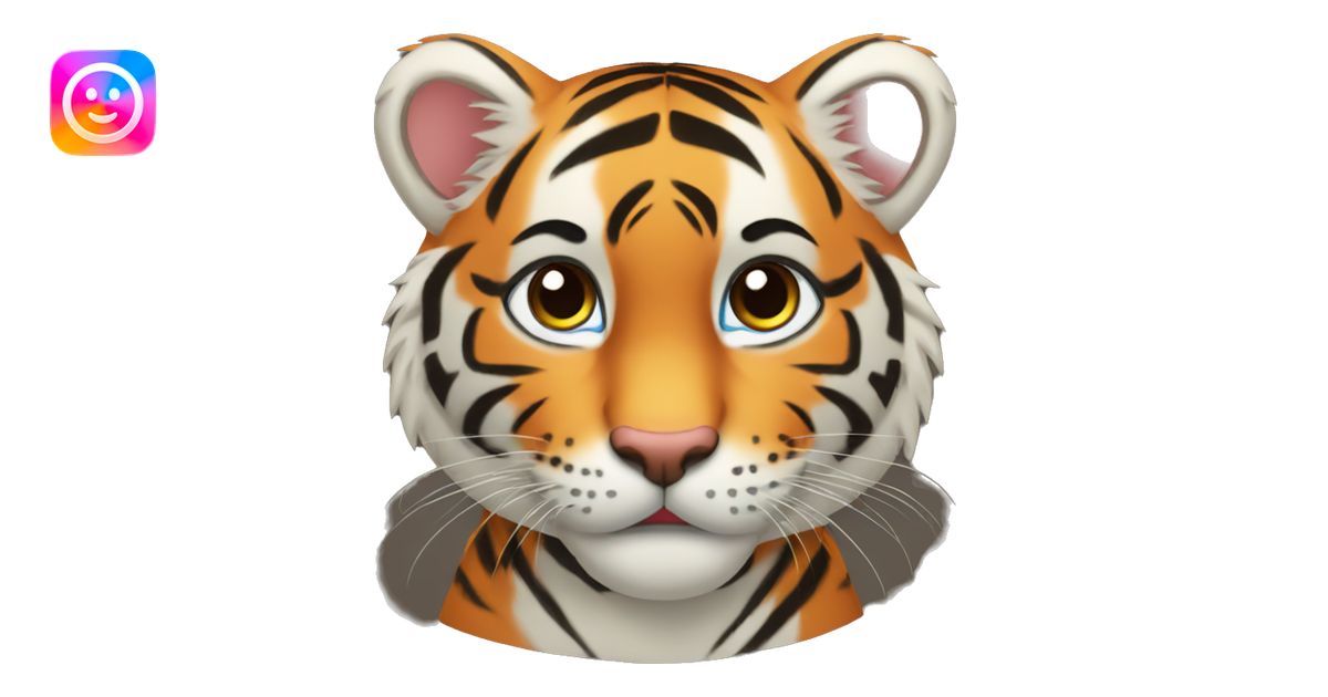 tiger cub emoji | AI Emoji Generator