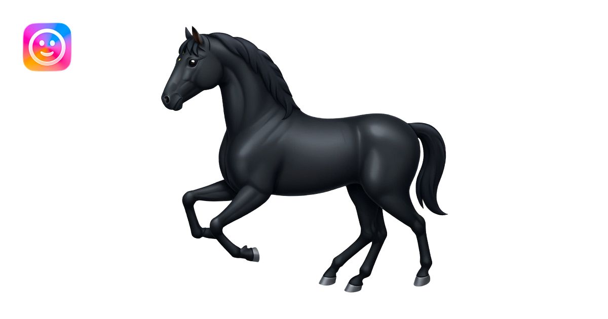 black horse v emoji | AI Emoji Generator