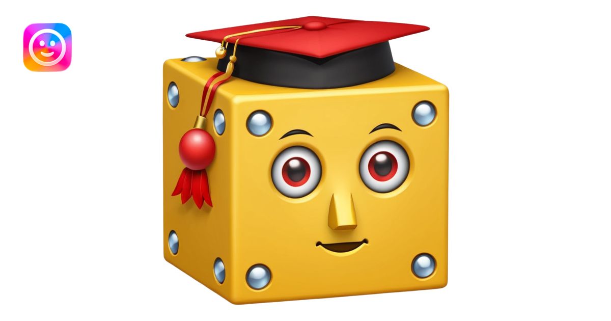 yellow lucky block, with 2 red question marks for the pupils inside the ...
