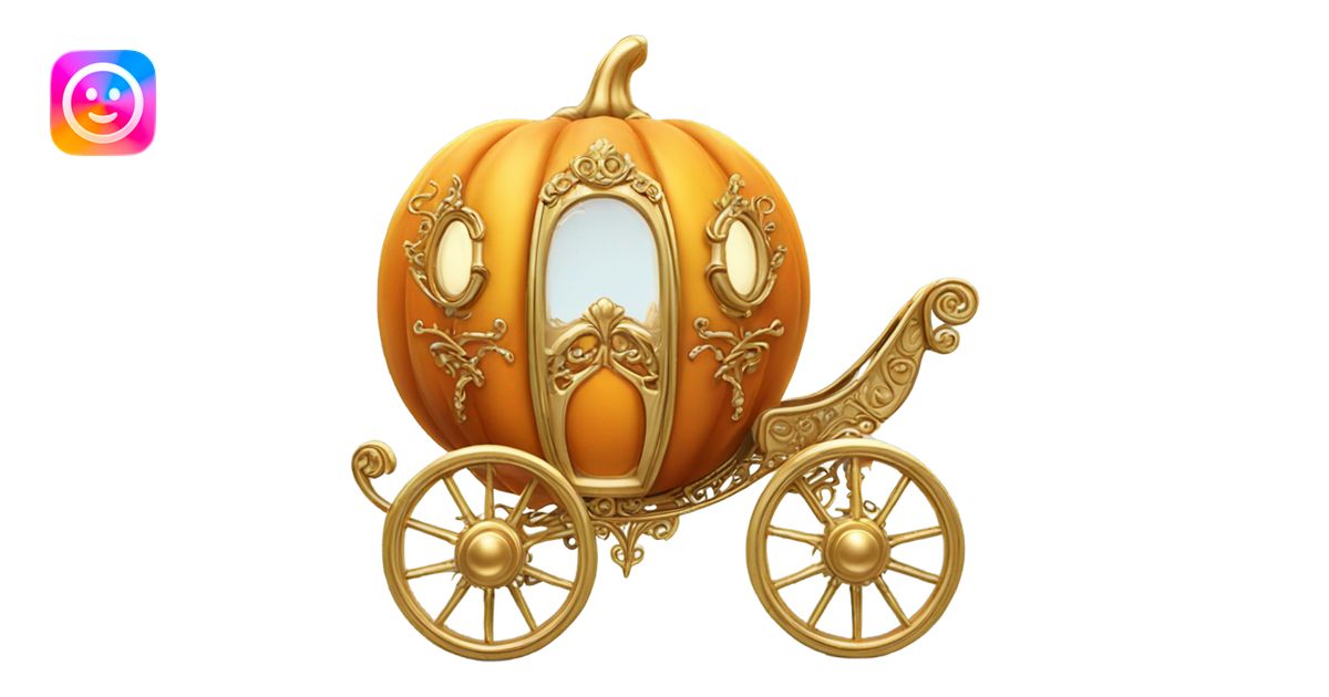 Cinderella carriage emoji | AI Emoji Generator