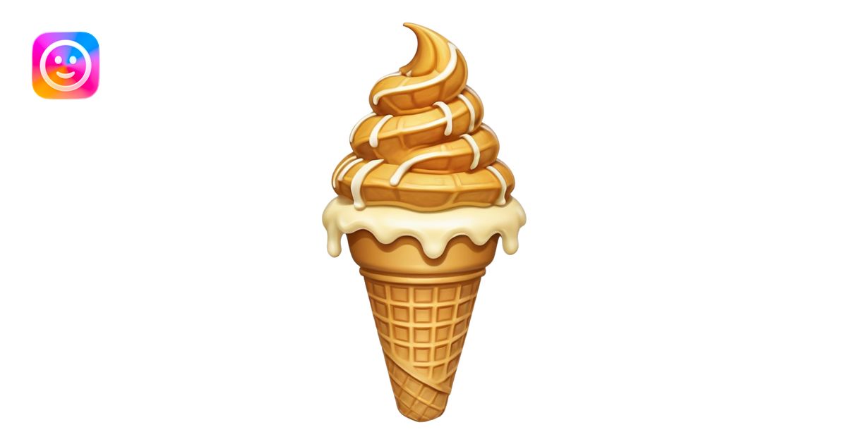Ice cream cone emoji | AI Emoji Generator