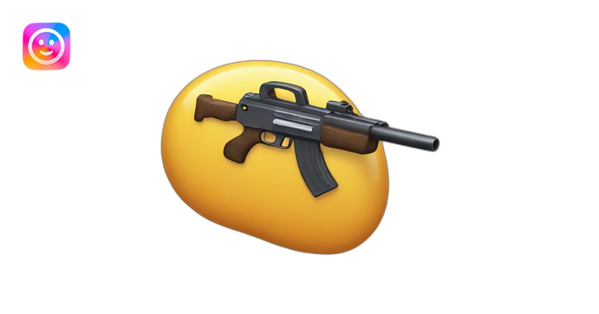 blob emoji rifle emoji | AI Emoji Generator