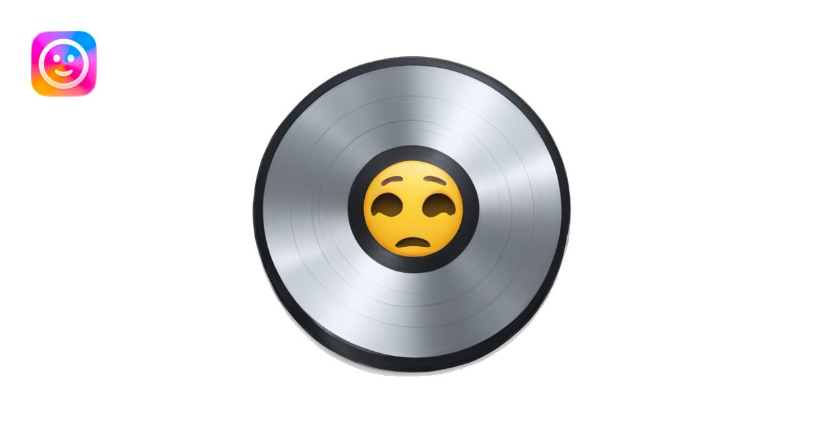 vinyl disk logo emoji | AI Emoji Generator