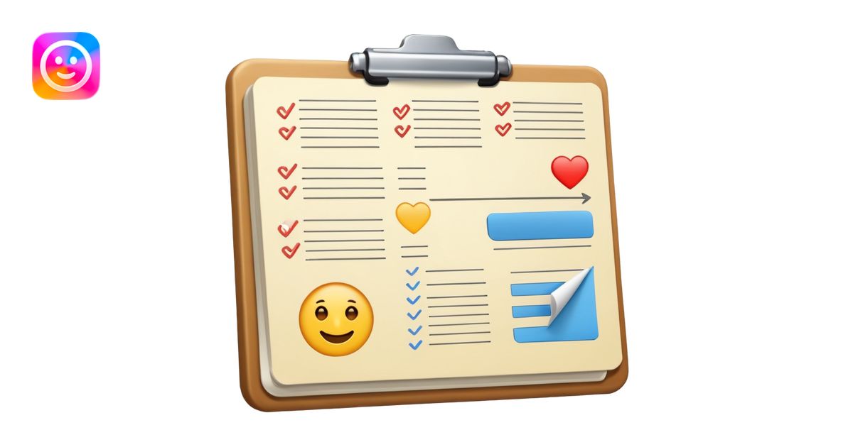 Plan emoji | AI Emoji Generator