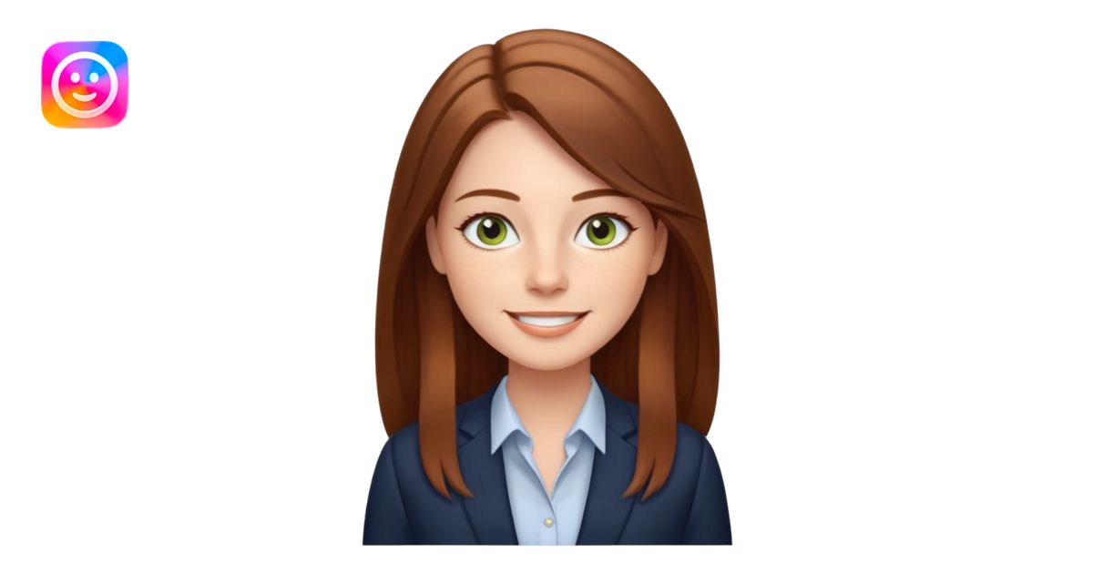 confident CEO named Freya McOmish, smiling, hazel green eyes, straight ...
