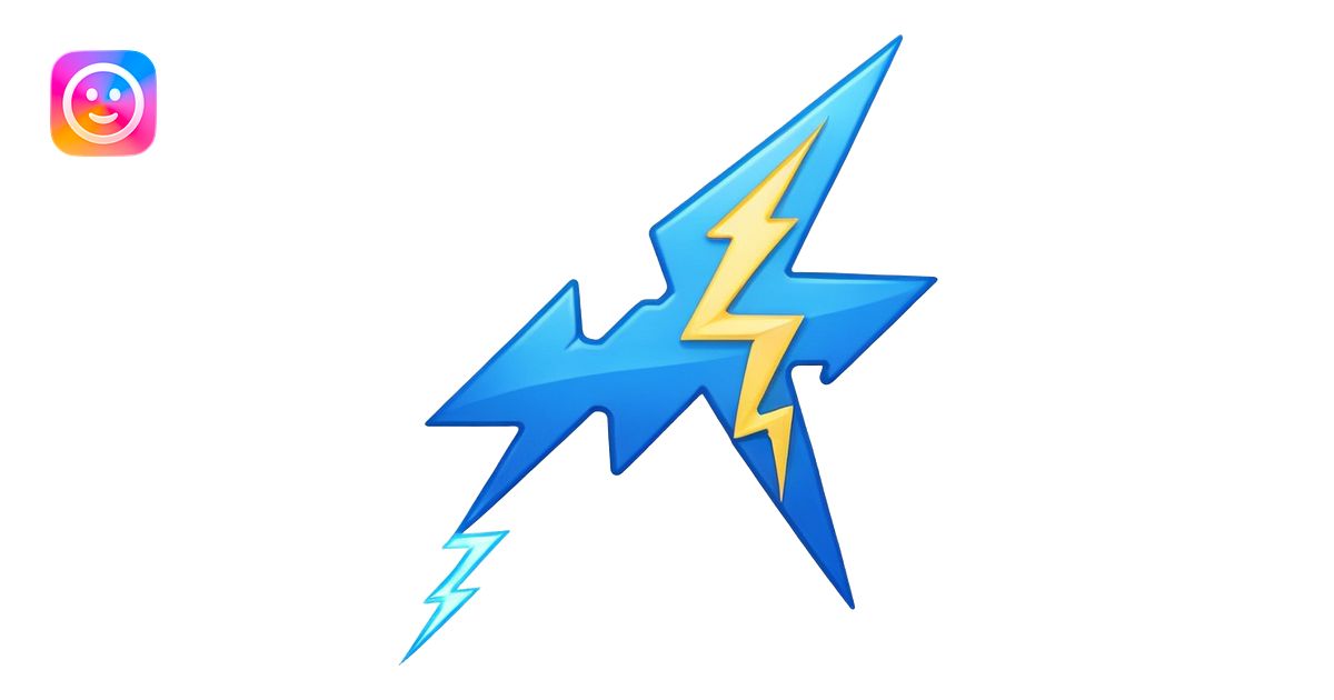 lightning emoji | AI Emoji Generator