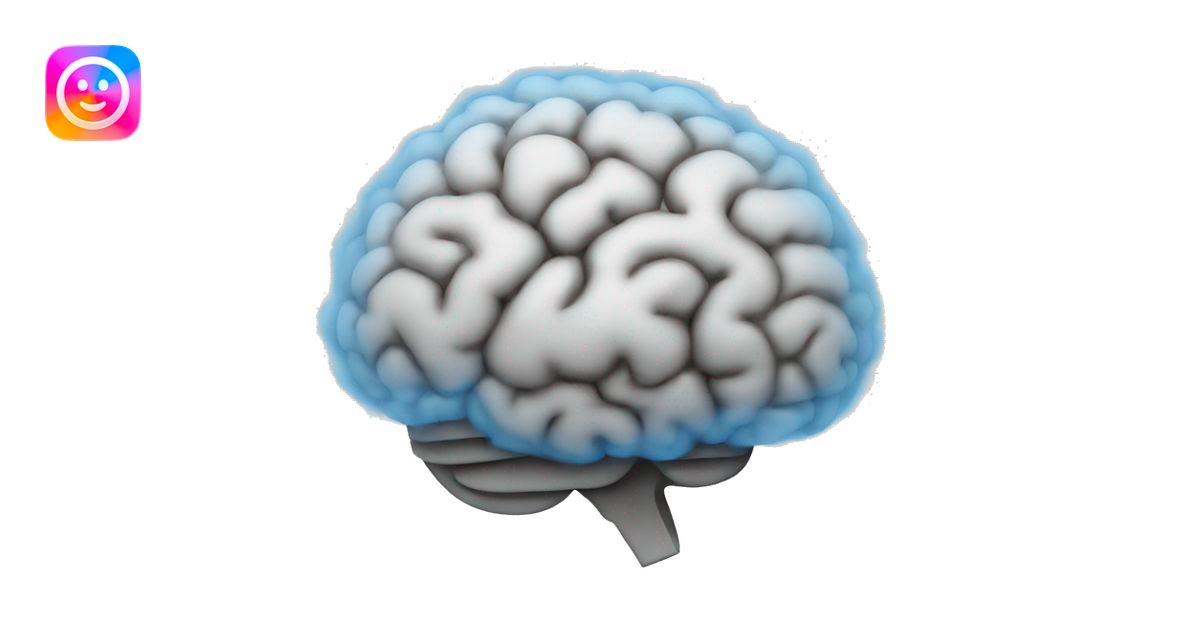 Brain covered with fog emoji | AI Emoji Generator