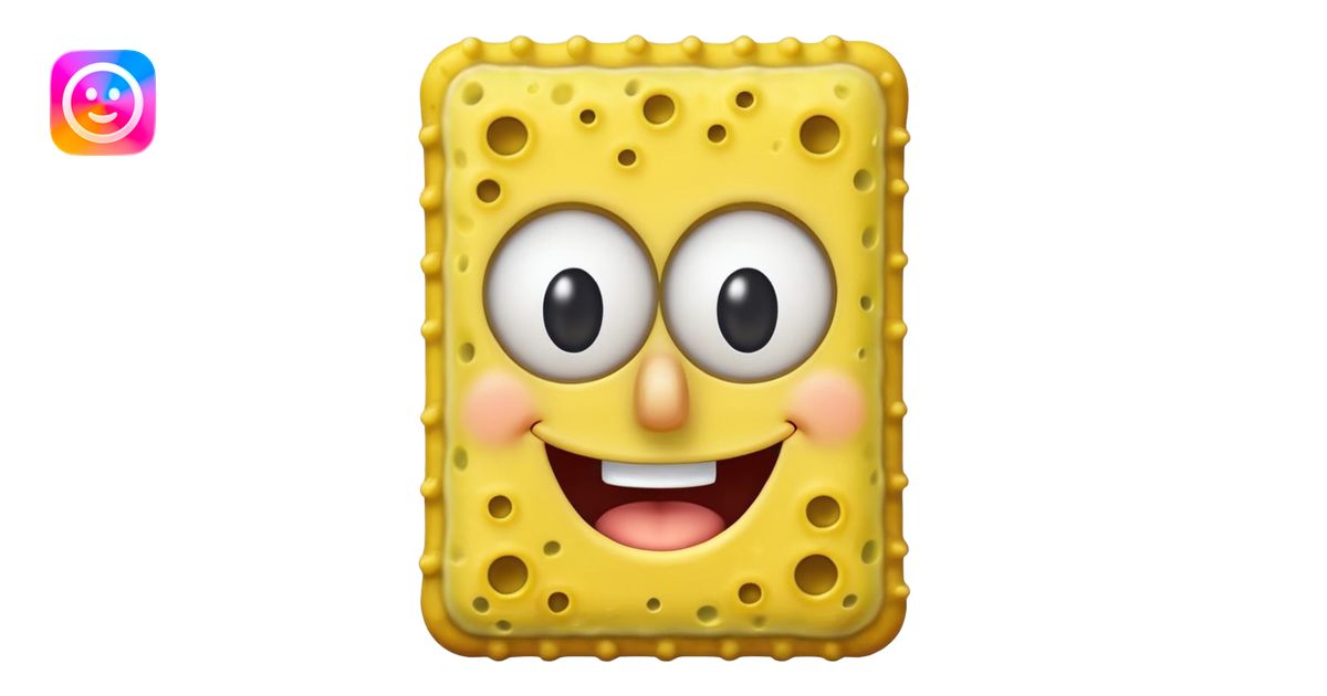 Rectangle spongebob emoji | AI Emoji Generator
