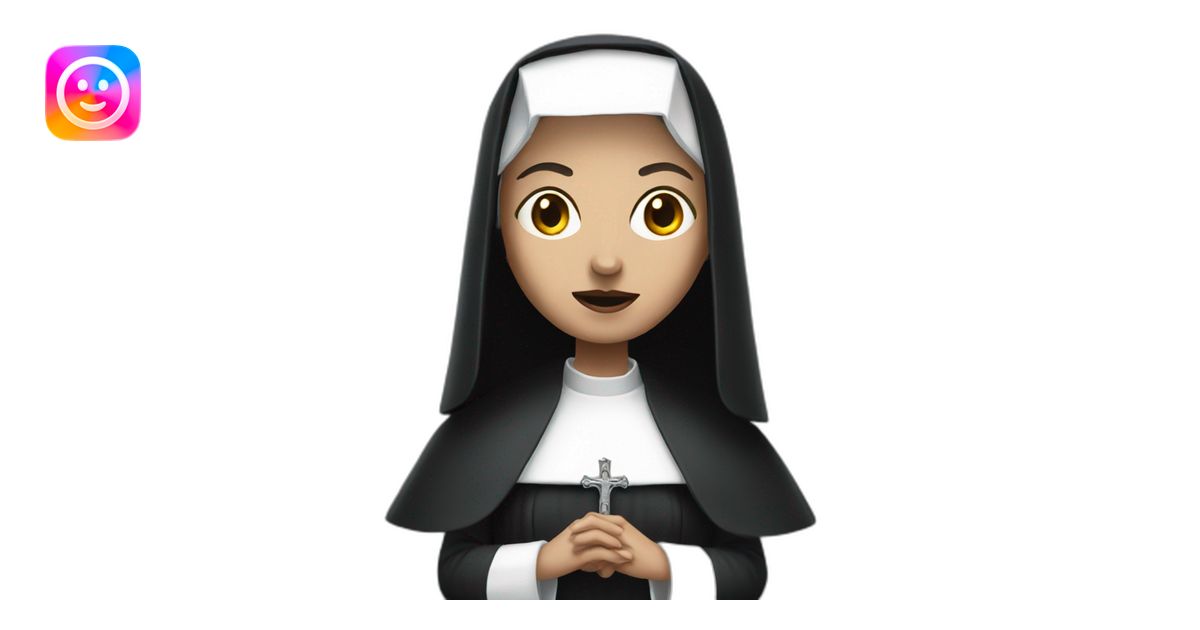 nun from horror movie emoji | AI Emoji Generator