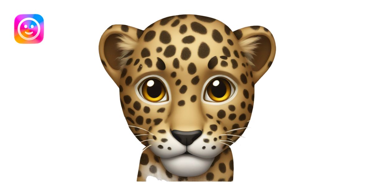 leopard with a bow emoji | AI Emoji Generator