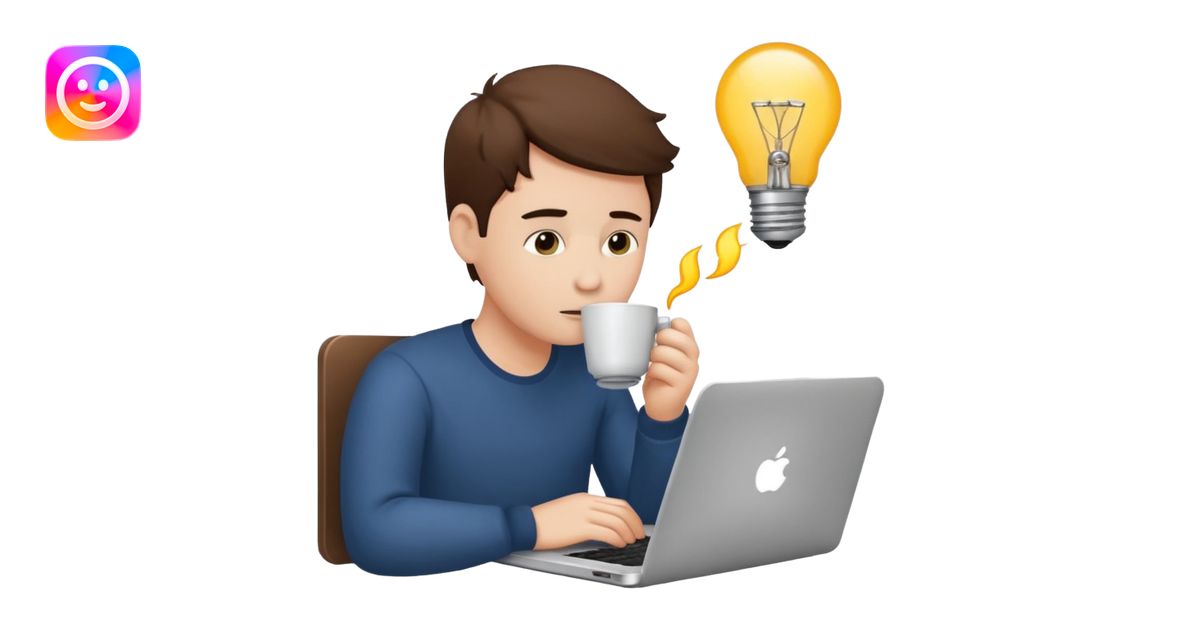 create a 5 emoji describing life of coder emoji | AI Emoji Generator