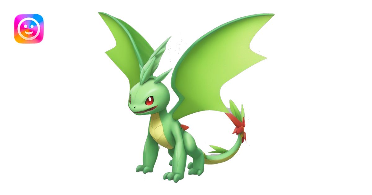 Vikavolt-Flygon-Pokémon-Fakémon Full Body emoji | AI Emoji Generator