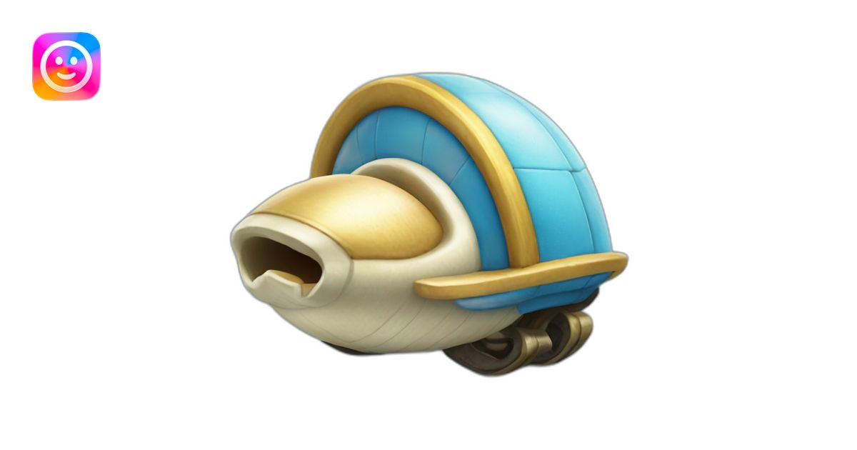 mario kart blue shell emoji | AI Emoji Generator