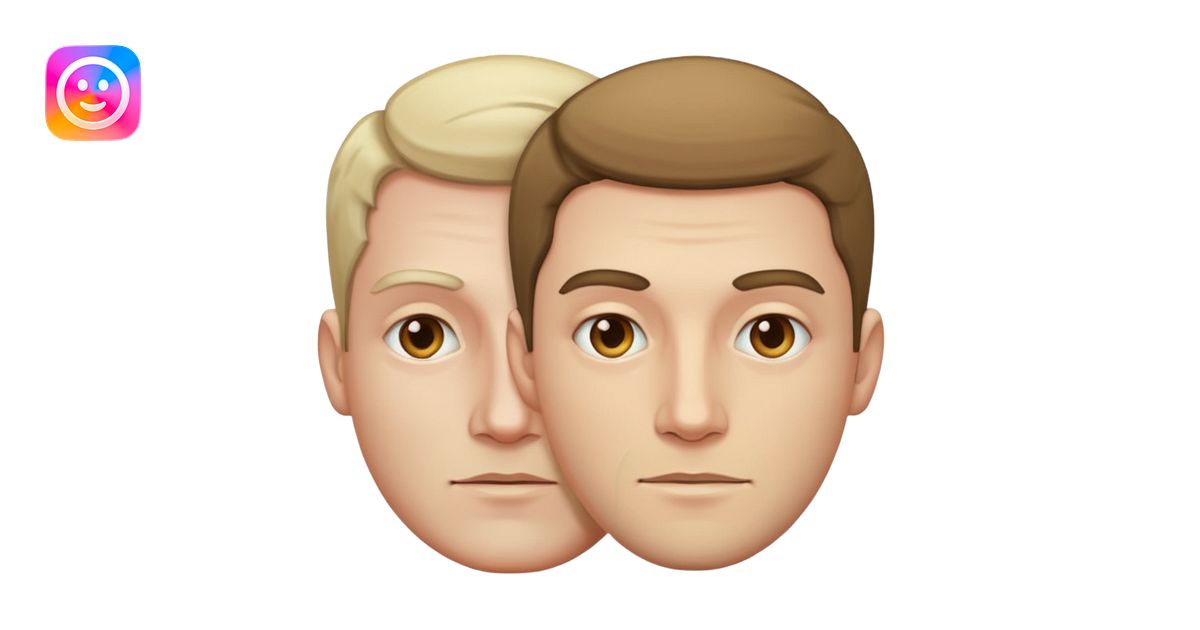 a man with two faces emoji | AI Emoji Generator