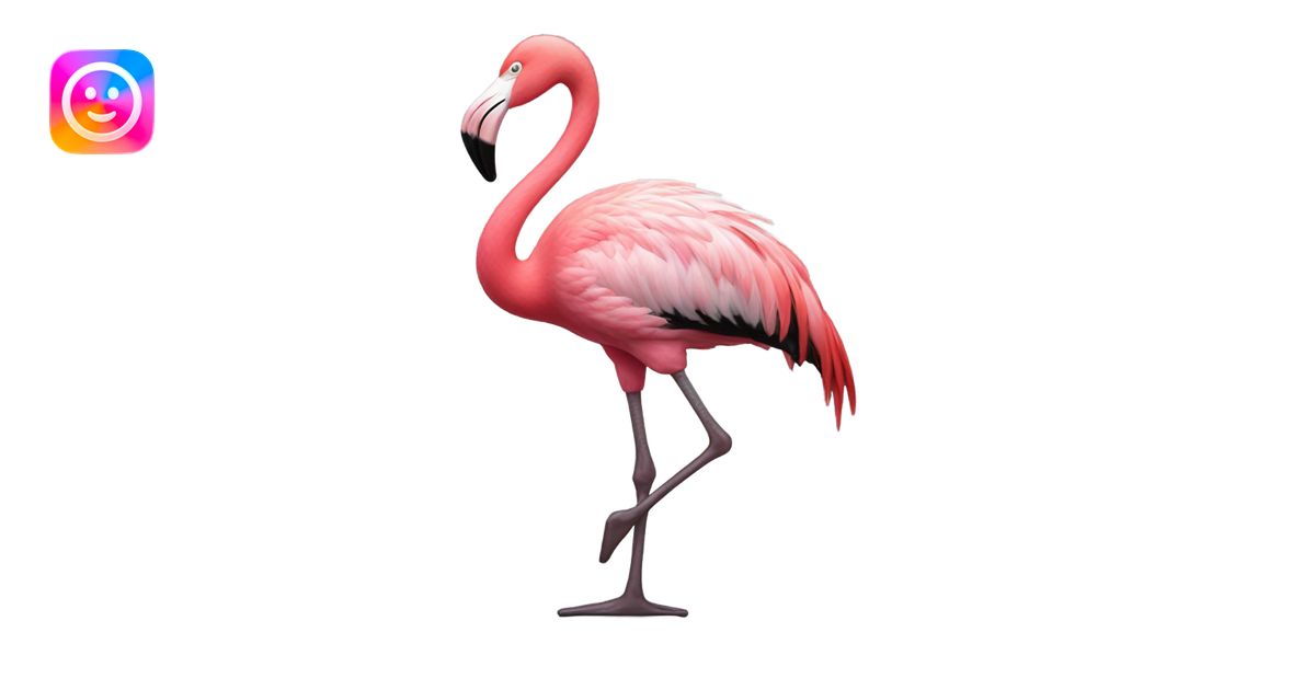 Flamingo dancing with tap-dancing shoes emoji | AI Emoji Generator