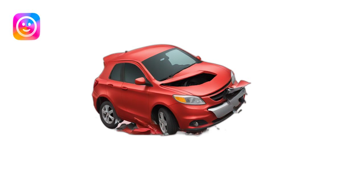 Cars crash emoji | AI Emoji Generator