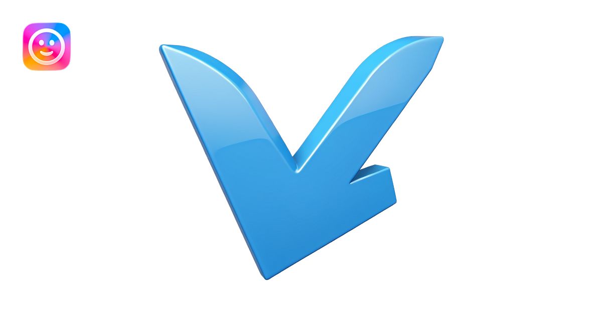 Verified Roblox chekmark emoji | AI Emoji Generator